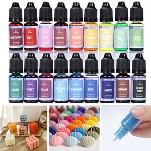 Jual TS 24 Colors Resin Pigment Liquid Colorant 10ml DIY Candle ...