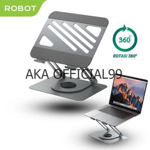 Jual ROBOT RT-LS06 Rotate 360° Liftable & Foldable Laptop Stand Silver ...