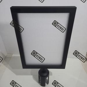 Jual ASLI SIGN BOARD FRAME DISPLAY A4 POTRAIT SIGNAGE HITAM PAPAN TIANG ...