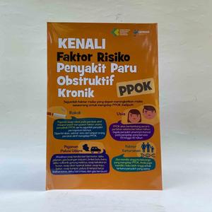 Jual Poster Kesehatan, Poster Faktor Risiko PPOK, Poster PPOK, Poster ...