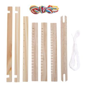 Jual Wooden Knitting Machine Weaving Frame with Shuttle for Children ...