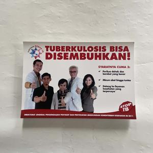 Jual Poster TB Bisa Disembuhkan, Poster Edukasi Tuberculosis, Poster ...