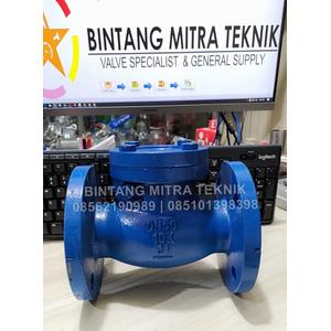 Jual SWING CHECK VALVE TOZEN DN50 10K CAST IRON 2" FLANGE Best - Kota ...