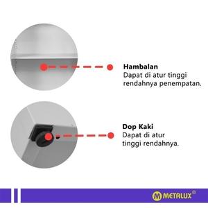 Jual ASLI METALUX MINO - LEMARI PAJANGAN BESI | STEEL RACK DISPLAY ...