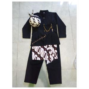 Jual pakaian adat anak Basofi baju adat cak ning anak basofi hitam ...