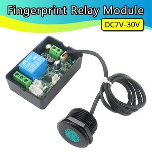 Jual Fingerprint access control relay module DC7v-30v door lock c ...