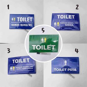 Jual Sticker Toilet, Sticker Label Toilet, Sticker Nama Ruang, Stiker ...