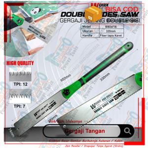 Jual Gergaji Kayu Graji Tangan Manual Ada 2 Jenis Geraji Jepang Ryoba ...