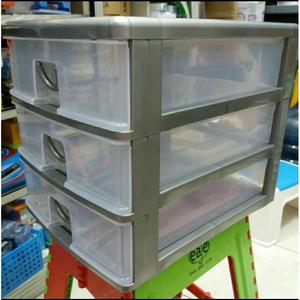 Jual LACI MINI CONTAINER SUSUN 3 SHINPO 355 / TEMPAT SURAT A4 F4 RAK ...