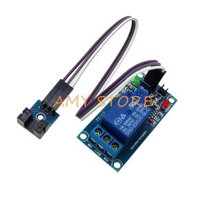 Jual PCB Board 1-Channel Relay Module + Slotted Optical Switch Sensor ...