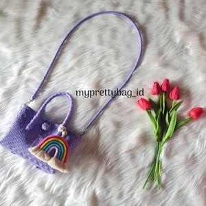 Jual (FREE RAINBOW) READY CANDY BAG Tas Jaly Tas Jali Tas Anyaman ...