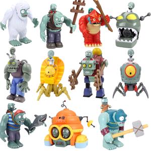 Jual CT Plants vs Zombies Figures Conehead Cowboy Football Dr.Zomboss ...