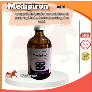 Jual Medipiron Obat Ternak Analgesik Antipiretik Sapi Kambing Kuda ...