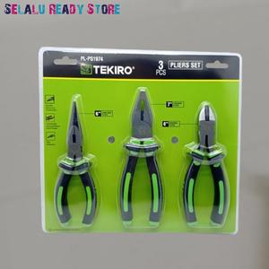 Jual Tekiro Paket Tang Kombinasi-Potong-Lancip Set Tekiro Tang Set 3 ...