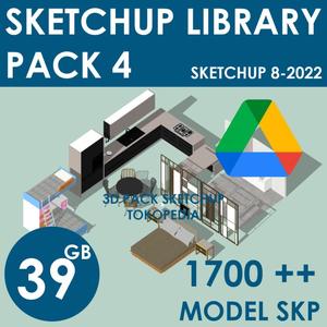 Jual Sketchup Model Library Pack 04- Sketchup 8-2021 - Google Drive ...