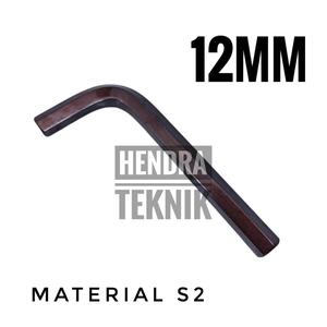 Jual KUNCI L ECERAN 12MM PENDEK BAJA S2 KUNCI HEX SEGI 6 HEAVY DUTY 12 ...