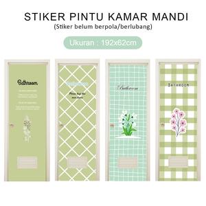 Jual Stiker Wallpaper Pintu Kamar Mandi Toilet Motif Aesthetic ...