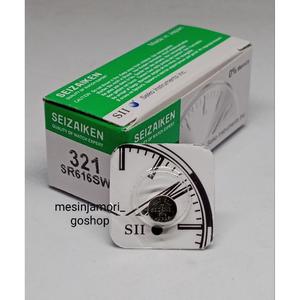 Jual baterai Seiko Seizaiken SR616 321 original Single Pack - Kota ...