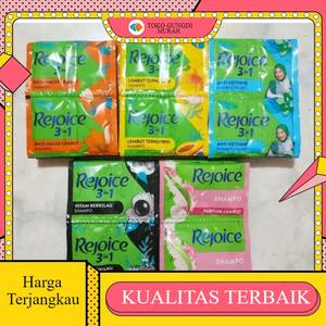 Jual 1 renceng isi 12 - Shampoo Rejoice 3in1 Sachet 10ml - AntiKusut ...
