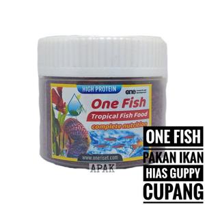 Jual One Fish Pakan Ikan Hias Tropikal Kecil Discus Guppy Cupang ...