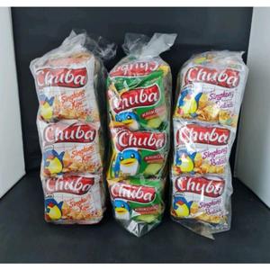 Jual Chuba Kripik Singkong Keju, balado,balado hijau 14gr 1Pack isi ...