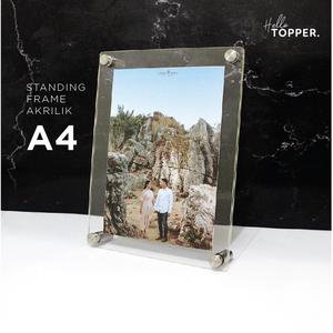 Jual Acrylic Frame A4 / Frame Akrilik Standing / Poster / Frame Foto ...