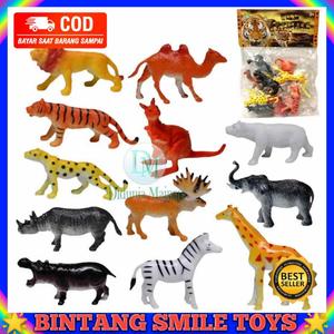 Jual Mainan Anak Binatang Hewan Karet Kantong Mengenal Hewan Jumbo ...