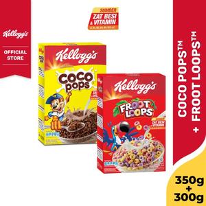 Jual C!U [Bundle 2Pcs] Kelloggs Froot Loops 300G + Kelloggs Coco Pops ...