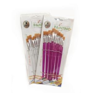 Jual KUAS LUKIS SET 12 PIPIH LANCIP CAT AIR PAINT BRUSH YI JIA YI ...