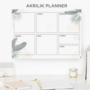 Jual Weekly Planner Akrilik | Wall Planner Acrylic Dinding| Schedule ...