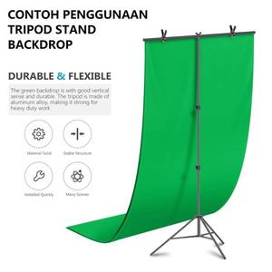 Jual ASLI TIANG + KAIN GREEN SCREEN 2X2M STAND FOTO STUDIO BACKDROP ...