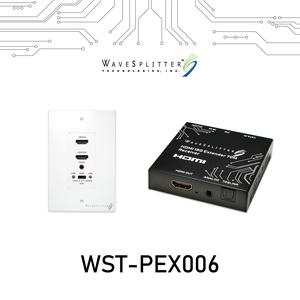 Jual Wavesplitter HDMI 4K@60Hz & IR over single CAT.6 US wall plate Extender Kit, 70M - Jakarta ...