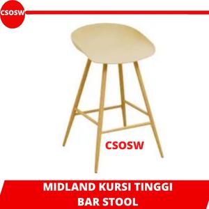 Jual Midland Kursi Bar Krem Kursi Meja Tinggi Kitchen Island Kafe ...