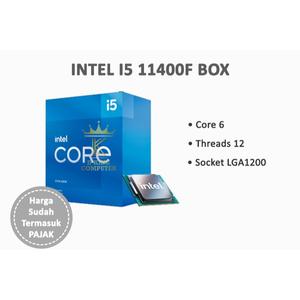 Jual Processor Intel Core I5 11400F Box Rocket Lake Socket LGA 1200 ...
