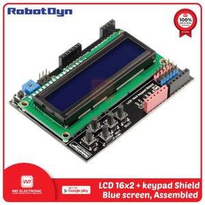 Jual ROBOTDYN LCD 16x2 KEYPAD SHIELD ARDUINO LCD KEYPAD SHIELD BLUE GREEN - Jakarta Barat ...