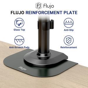 Jual Flujo Monitor Arm Reinforcement Mount Plate For Glass, And Other ...