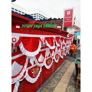 Jual BENDERA_MERAH-PUTIH_BACKGROUND_REMPEL_GARUDA&POLOS - Jakarta Pusat ...