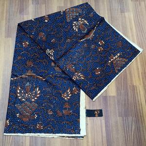 Jual kain batik full tulis canting cecek motif klasik warna dasar biru ...