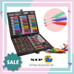 Jual Crayon Art Set / Koper Set Crayon Mewarnai Anak / Alat Lukis Anak ...