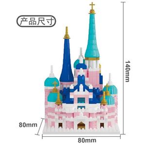 Promo [NANOBLOCKS] Princess Castle Istana Mainan Balok Anak DIY Bricks ...
