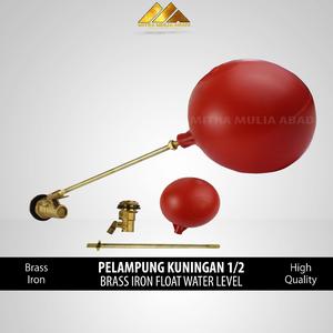 Jual Pelampung Tangki Air 1/2 Inci Kuningan Floating Valve Toren ...