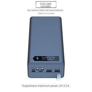 Jual USB 16X18650 Battery Bank Case Battery Char Stora Boxes - Jakarta ...