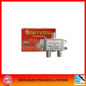 Jual Skyview SV-02 Splitter 2 Way High Quality Cocok Untuk TV UHF ...