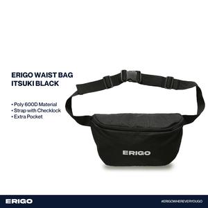Jual Aksesoris Unisex Erigo Waist Bag Itsuki Cordura Black - Kab ...