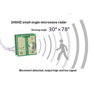 Jual 0.3-20M 24GHz microwave radar sensing module 5v no delay small ...