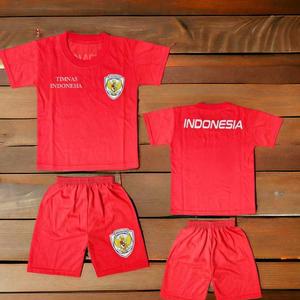Promo SETELAN ANAK BAJU KOSTUM TIMNAS INDONESIA USIA 2-10 TAHUN / BAJU ...