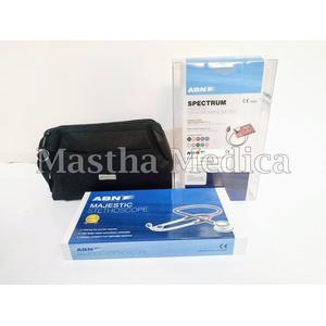 Jual Tensimeter ABN Spectrum Hitam dewasa + Steto ABN Majestic Hitam ...