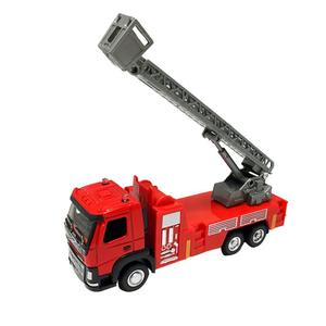 Jual Kids Fire Trucks Toy Pullback Fire Engine Toy Trucks With Friction ...