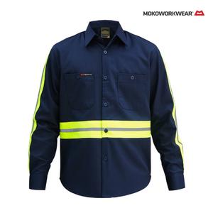 Jual Wearpack Safety Navy Blue Lengan Panjang Mokoworkwear Original - M ...