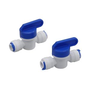 Jual CHROMEE RO Straight 1/4" OD Hose Quick Connection Pipe Control ...